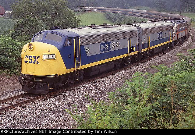 CSX F-Units on the WMSR